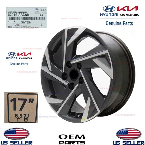 Genuine OEM 17" Aluminum Wheel 2021-2024 Hyundai Elantra 52910-AACA0 | eBay