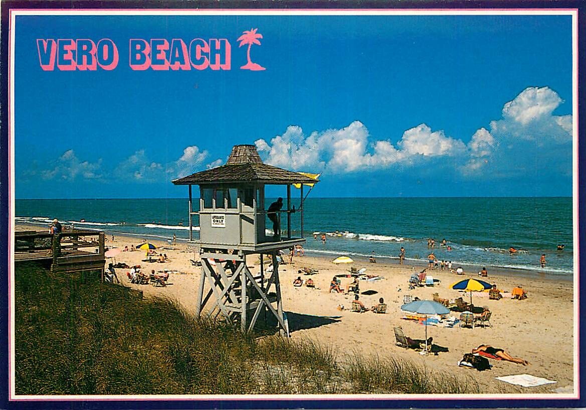 Postcard Scenic View of Vero Beach Florida, FL | eBay