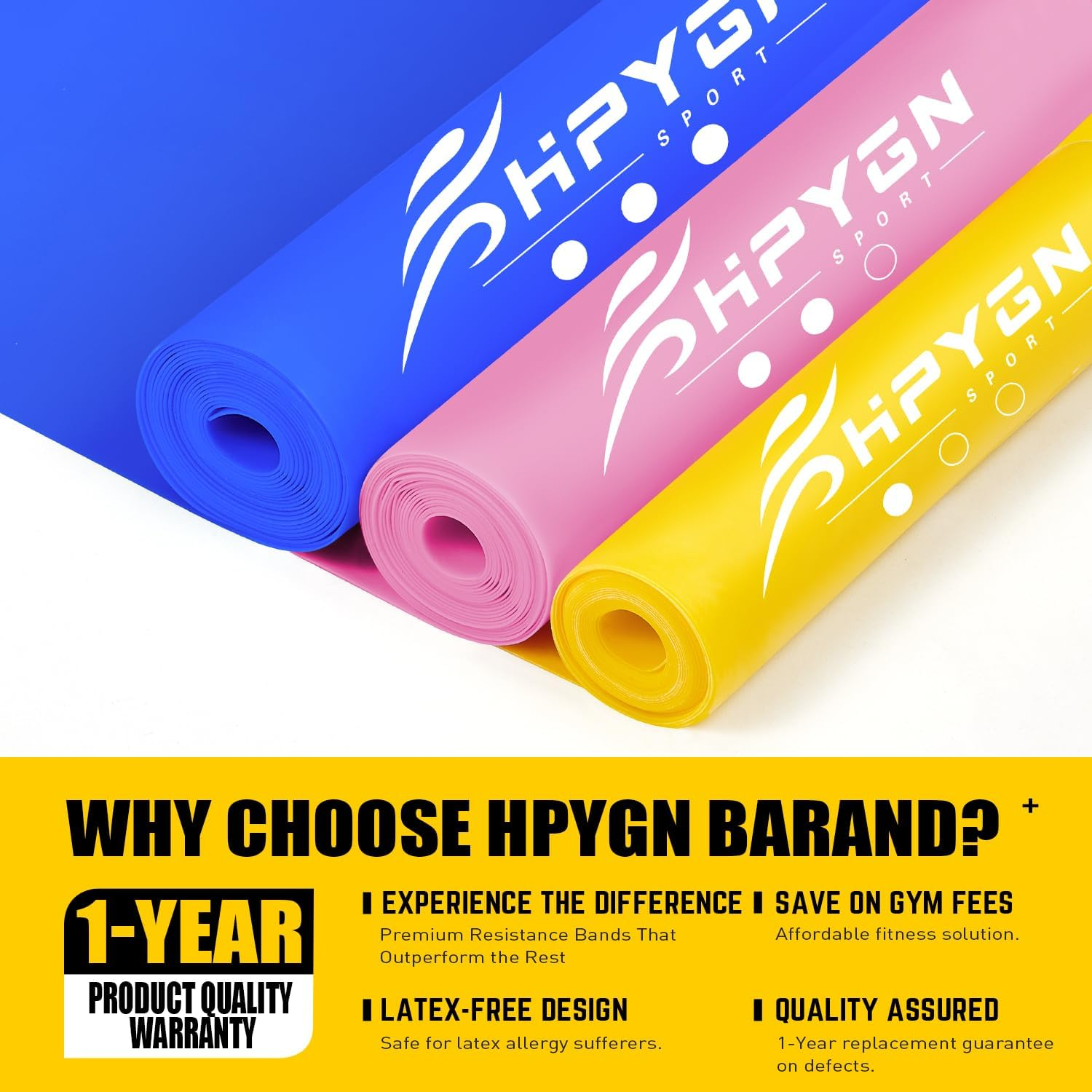 Resistance Bands, Exercise Bands, Physical Therapy Bands for Strength ...