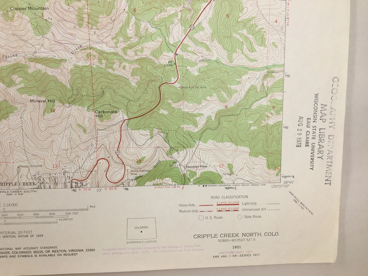 Cripple Creek Map