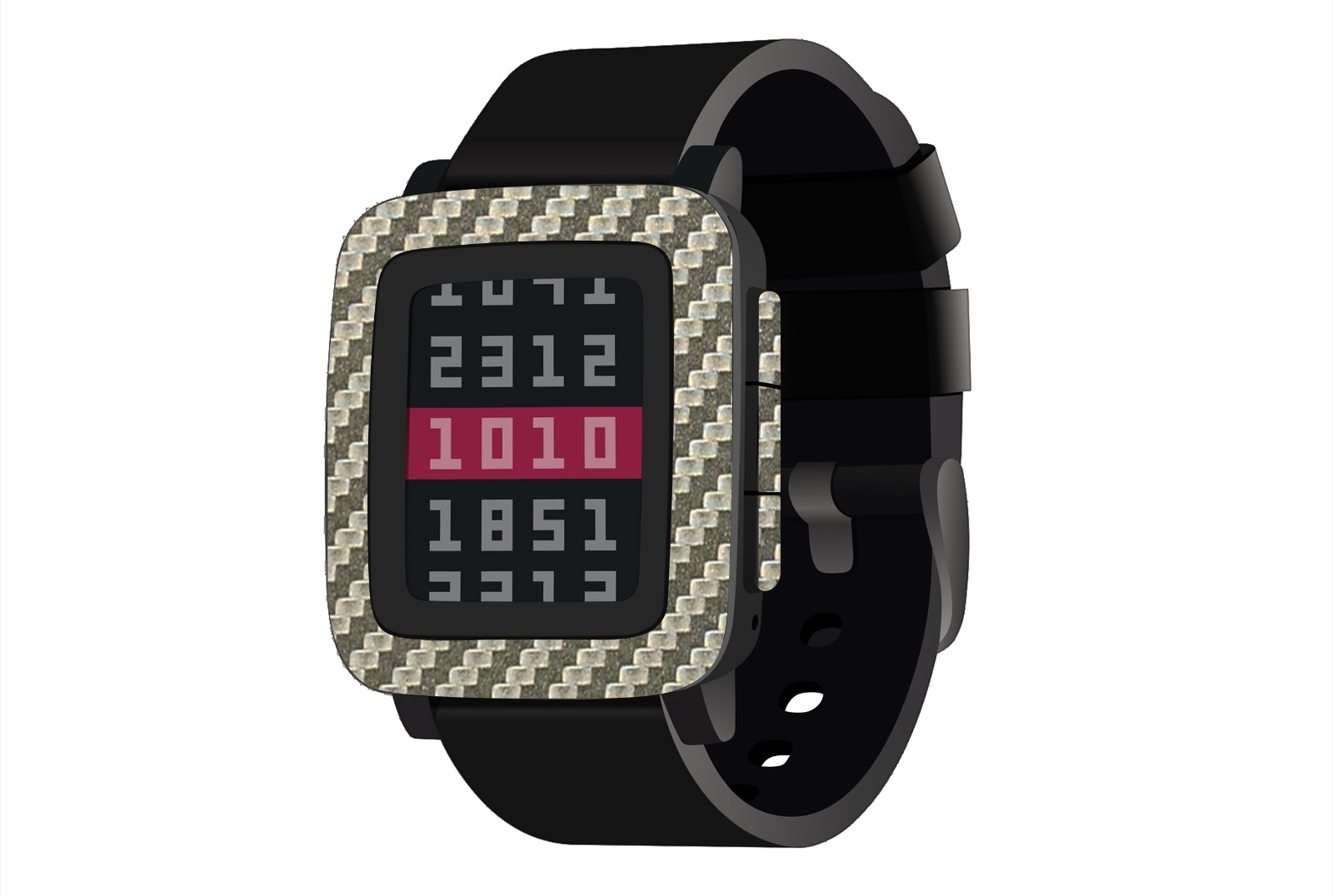Pebble Time WRAP DECAL STICKER SKIN Carbon Fiber STICKERBOY | eBay