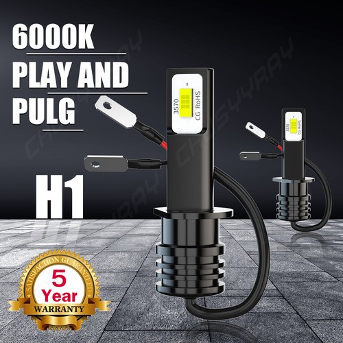 2x 6000K Bright High Beam LED Headlights H1 Bulbs for Holden Colorado ...