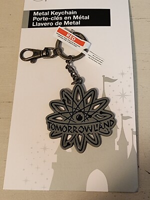 Disney Parks Metal Tomorrowland Keychain Bag Charm Clip NWT Walt Disney ...