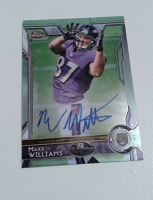 MAXX WILLIAMS 2015 TOPPS CHROME ROOKIE AUTO ON-CARD AUTOGRAPH CARDINALS ...