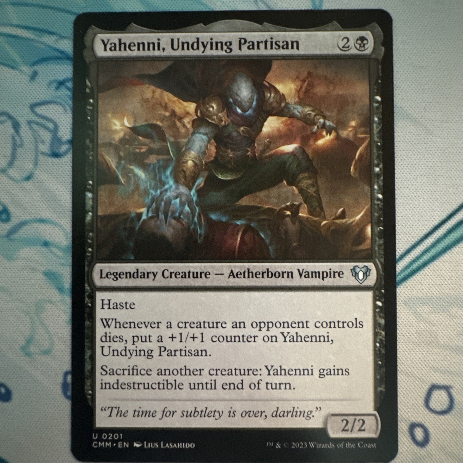 Magic the Gathering MTG CMM Yahenni, Undying Partisan 201 Regular Near ...