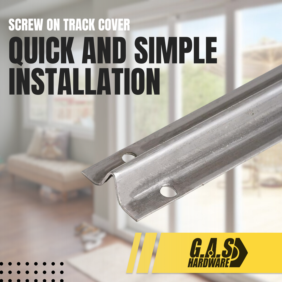 Screw on Track Cover Stainless Steel Replacement for Sliding Patio ...