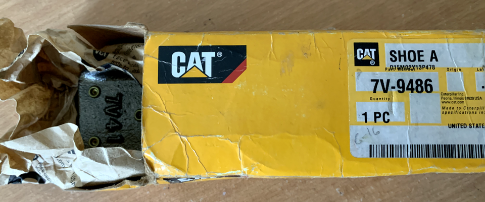 7V9486 7V-9486 SHOE A CATERPILLAR - NEW OEM | eBay