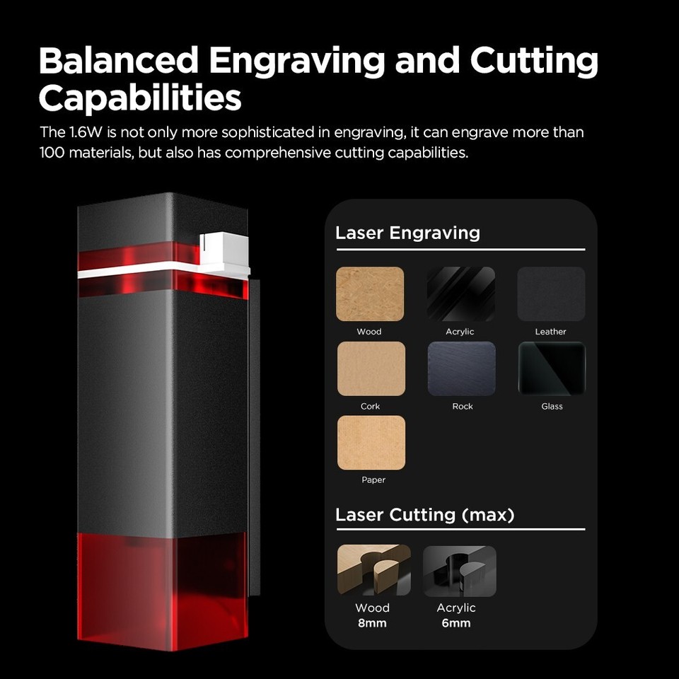 Mini Portable Laser Engraver with 2.5W Laser Head Logo Laser Engraving ...