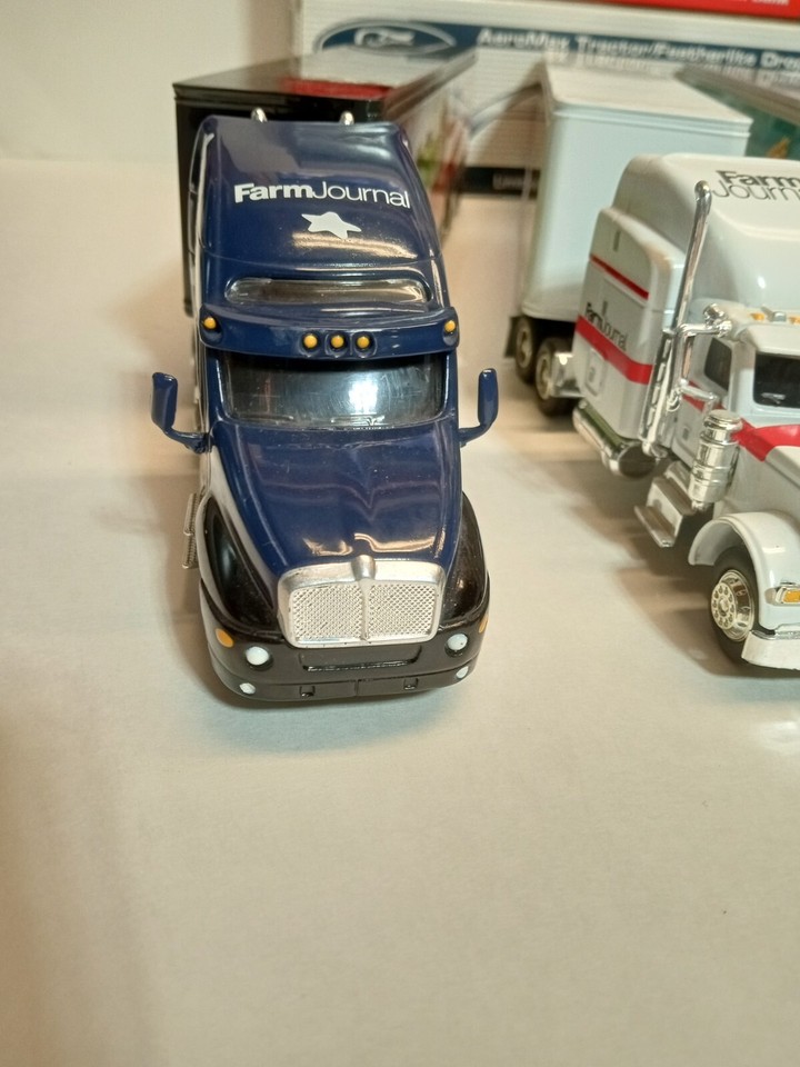 5 Diecast Limited Ed Farm Journal Tractor Trailer Rigs Ford Peterbilts ...
