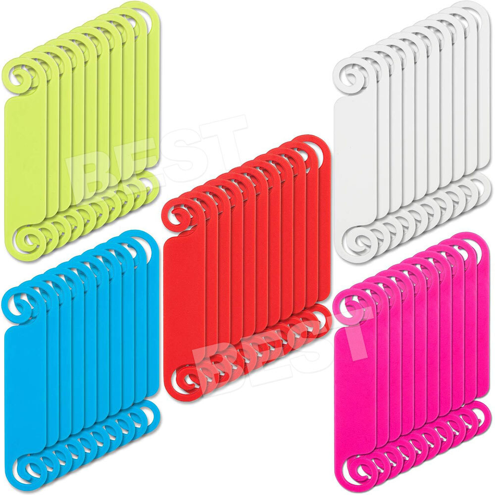 50X Fiber Cable Tags Self-adhesive Label Cord Multicolor Sticker ...