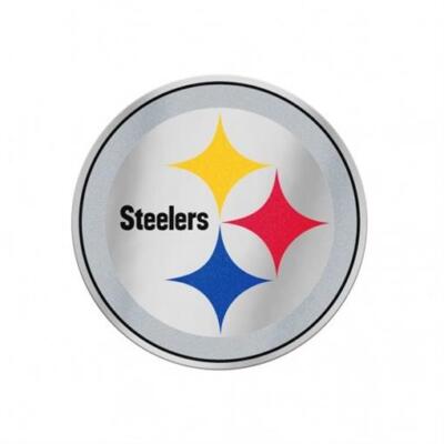 Pittsburgh Steelers Auto Badge 4x4 Decal NFL Football Fan Mirror Finish ...