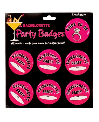 Bachelorette Party Badges - Pack of 7 | eBay
