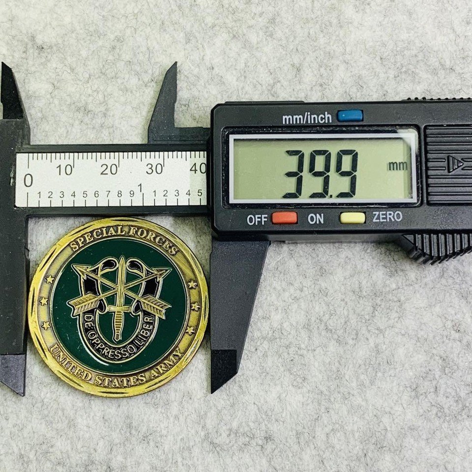 B058 Us Army Special Forces Faithful Green Beret Challenge Coin | eBay