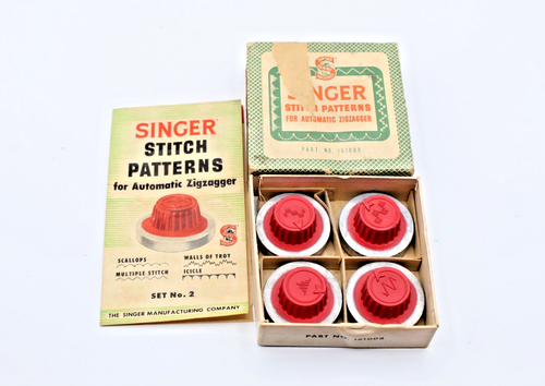 VINTAGE SINGER Stitch Patterns for Automatic Zigzagger No. 161008 w ...