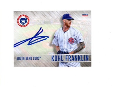 Kohl Franklin 2023 South Bend Cubs signed autograph baseball card | eBay