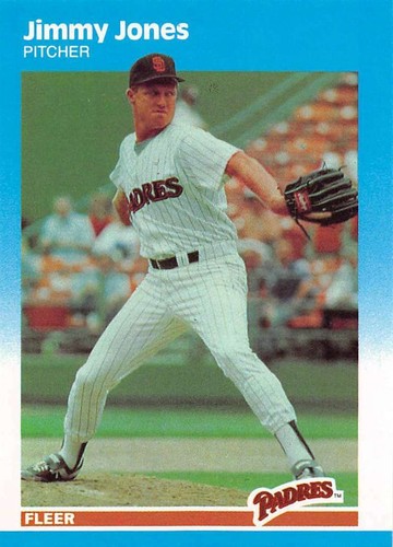 Jimmy Jones 1987 Fleer Update #U-54 Padres ID:18563 | eBay