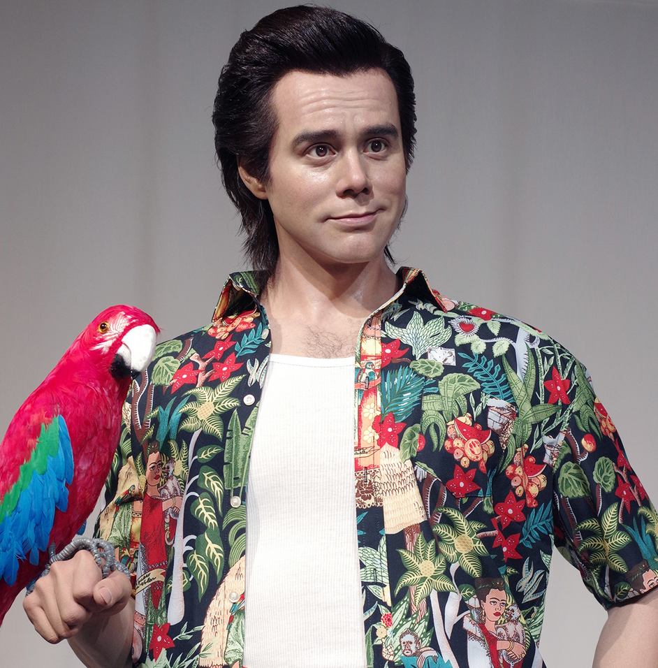 Life Size Jim Carrey Ace Ventura Movie Star Statue Realistic Prop ...