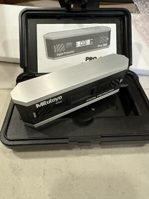 Mitutoyo Digital Protractor, Pro 360, .1Deg 603908192695| eBay