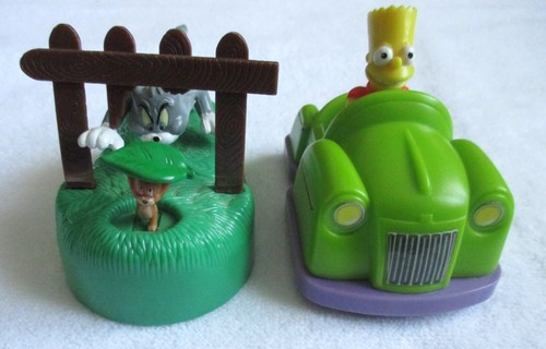 2 Figurines Quick - Tom & Jerry 1999 et Bart Simpson 1998. | eBay