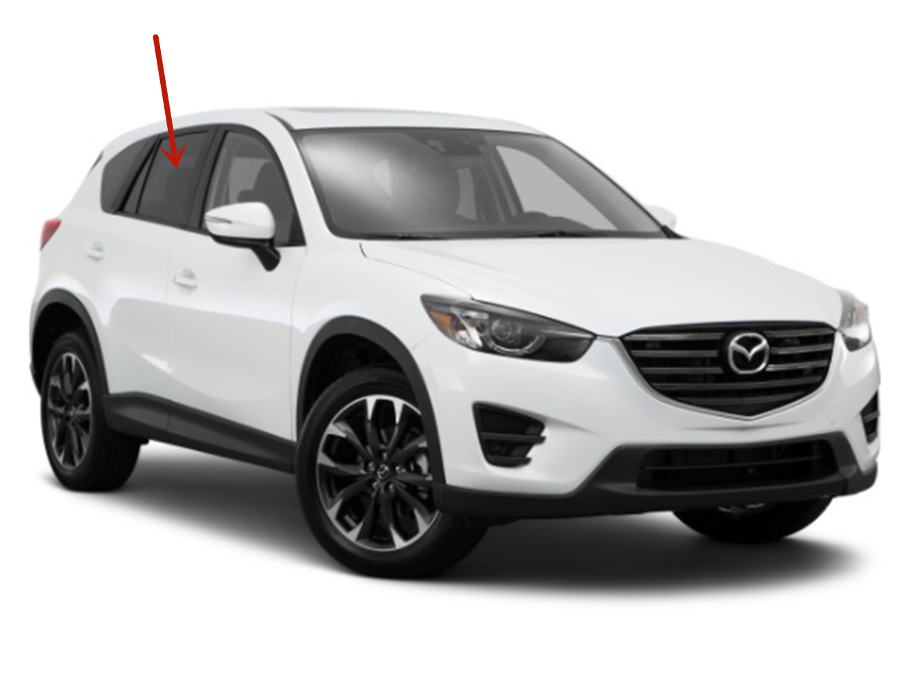 Fits 2013-2016 Mazda CX-5 Passenger Right Side Rear Door Window Glass ...