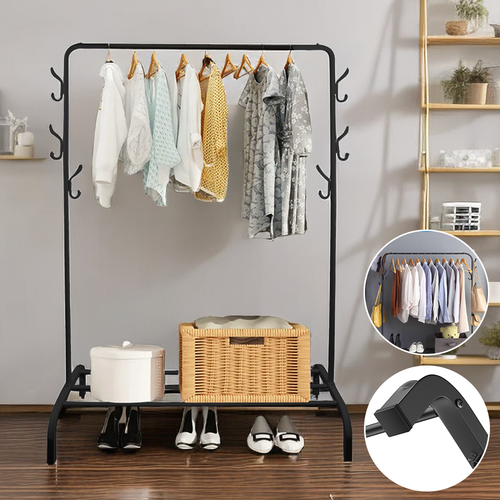 2 Ikea Heavy Duty Clothes Rail Rack Garment Hanging Display Stand for ...