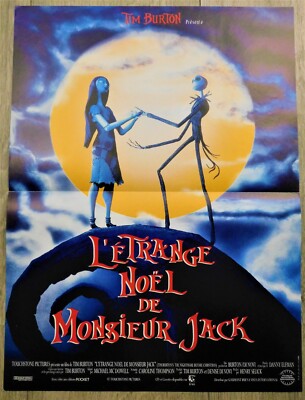 The Nightmare Before Christmas French Movie Poster Original *15"23 1993 ...