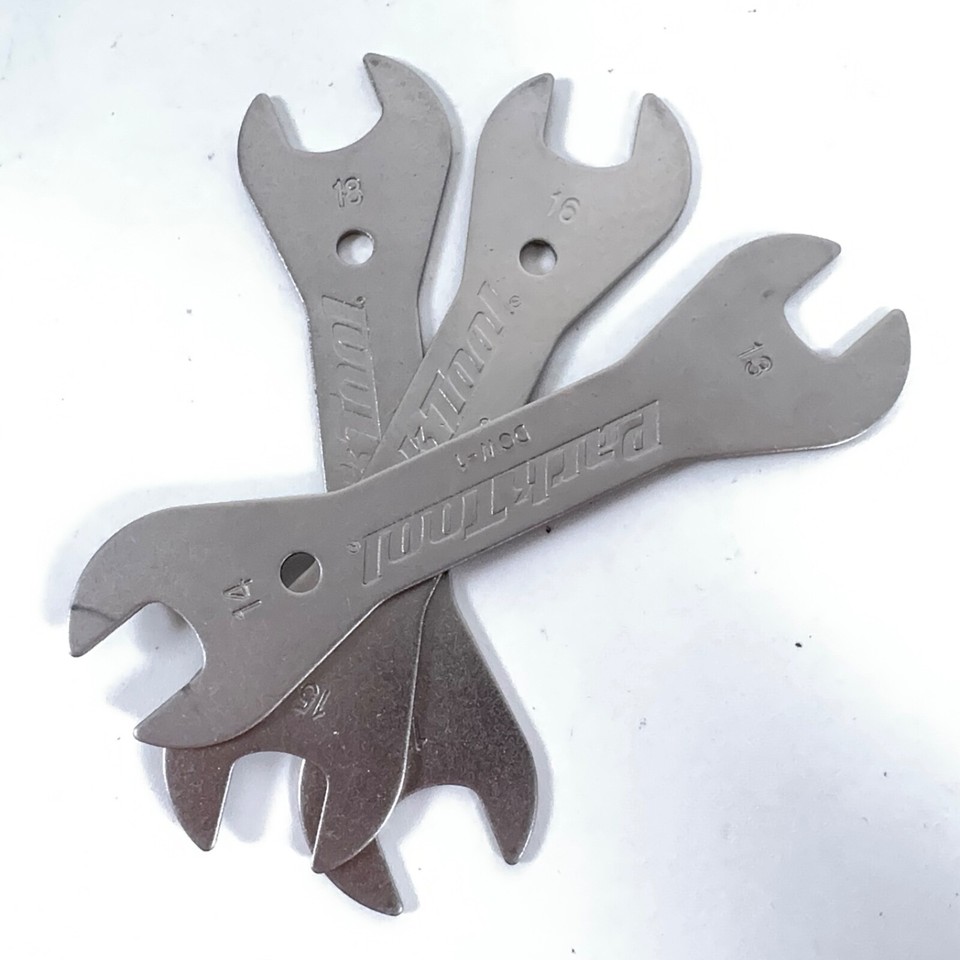 PARK TOOL DCW-1-2-3 Double-Ended Bike Cone Wrench Set 13, 14, 15, 16 ...