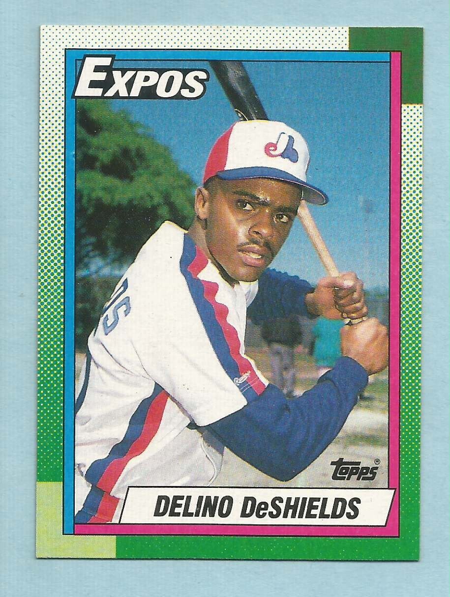 1990 Topps Baseball Delino DeShields #224 ROOKIE RC Montreal Expos CASE ...