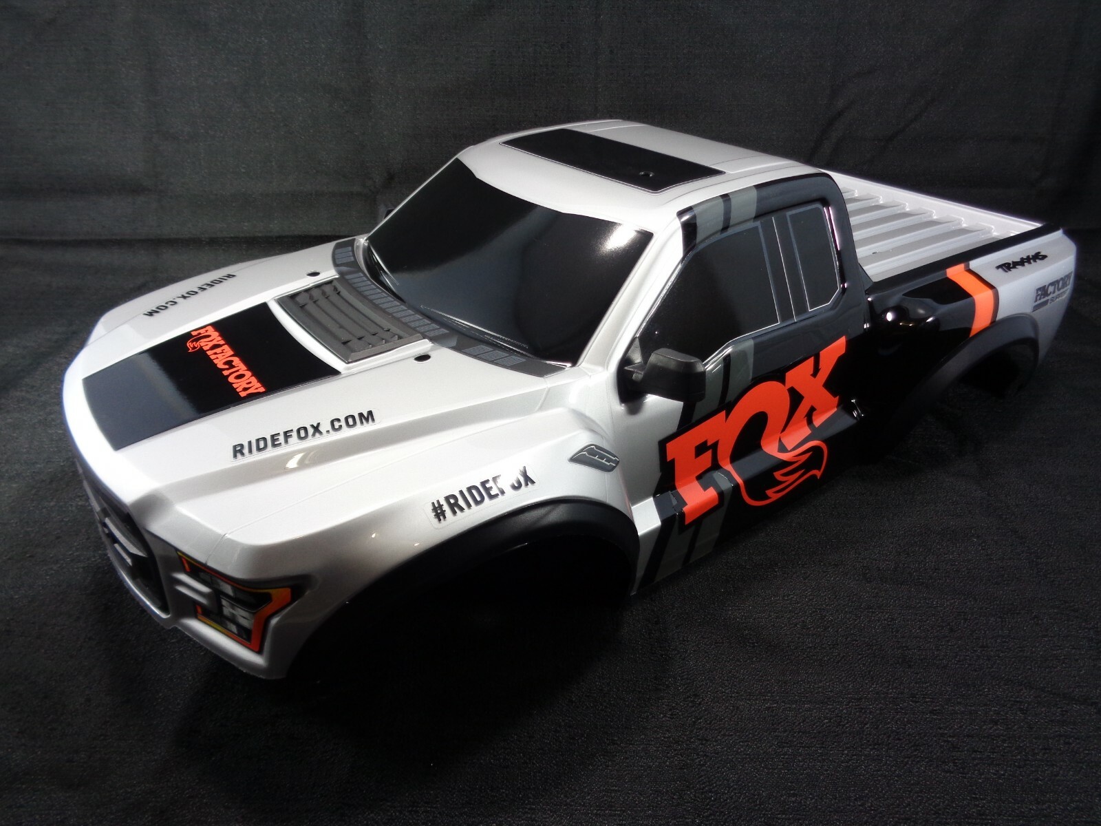 NEW Traxxas Slash Ford Raptor 1/10 2wd Fox Racing Edition Painted Body ...