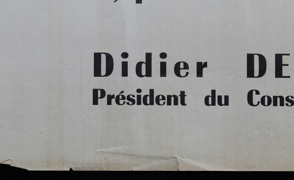 Tribute Poster To General De Gaulle November 12 1970 Politics France ...