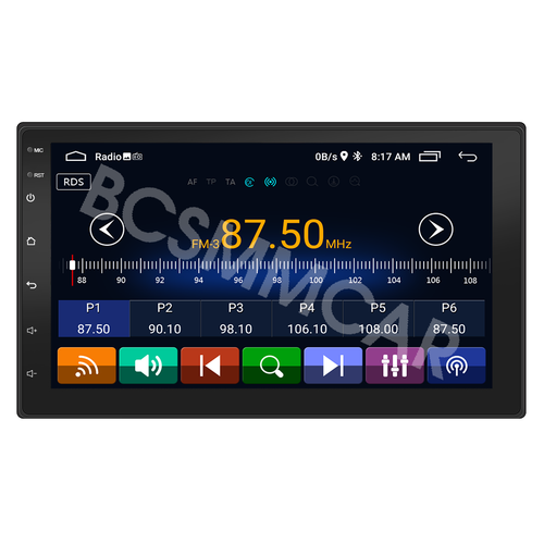 Android 10.1 7 In Car Stereo Radio In Dash GPS Navigation RDS Wifi FM ...