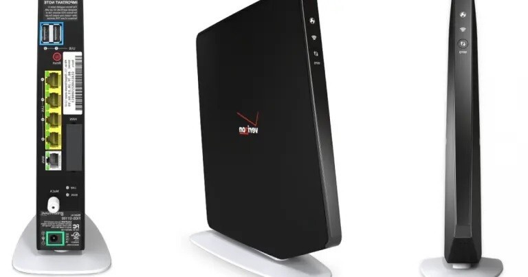 Verizon Fios Quantum Gateway 4-Port Wi-Fi Router - Black (FIOS-G1100 ...