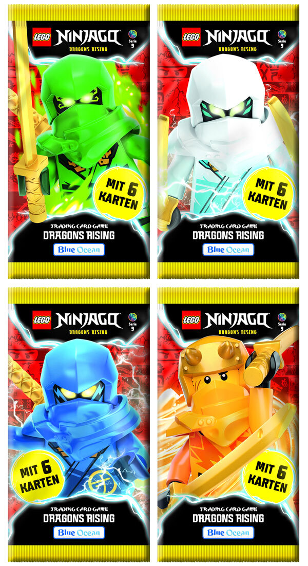 Blue Ocean LEGO Ninjago Serie 9 Trading Cards - 10 Booster | eBay