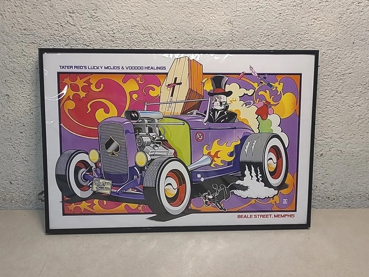 Tater Red's Lucky Mojos & Voodoo Healings Candy Skull Skeleton Art ...