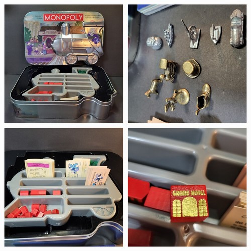 Monopoly Game Train Collectors Edition Token Tin Parker Railroad ...