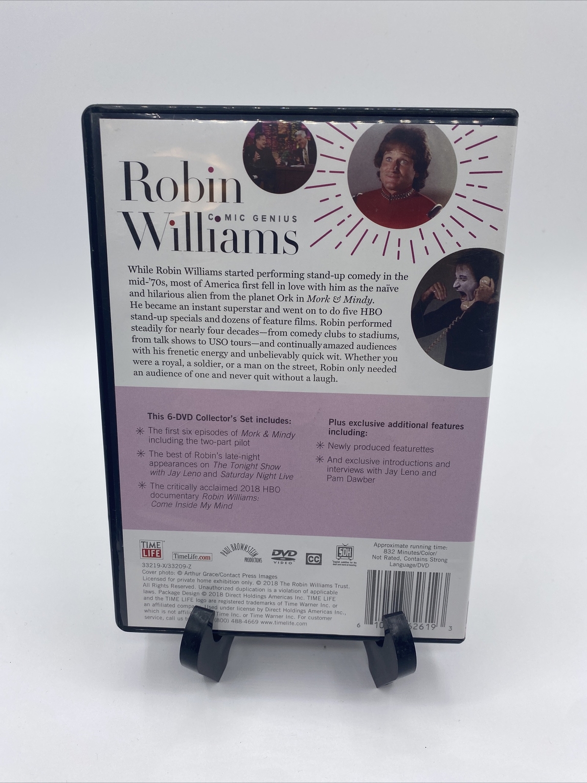 Robin Williams Comic Genius Volume 2 DVD 2018, Time Life, 6 DVD Set ...