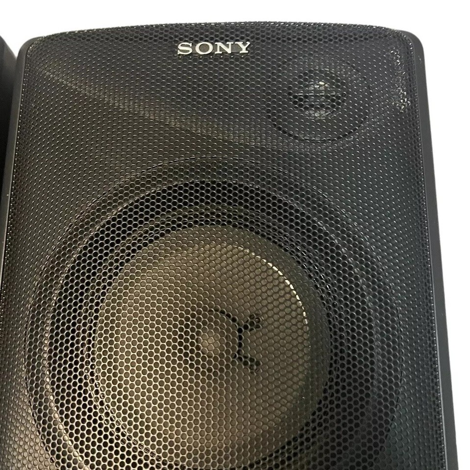 Sony Mega Bass Integral Dual Cone Twin Duct Speaker System Tested ...
