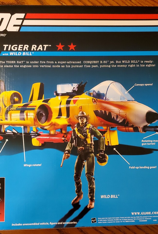 GI Joe 25th Anniversary Tiger Rat Wild Bill Target Exclusive SEALED ...