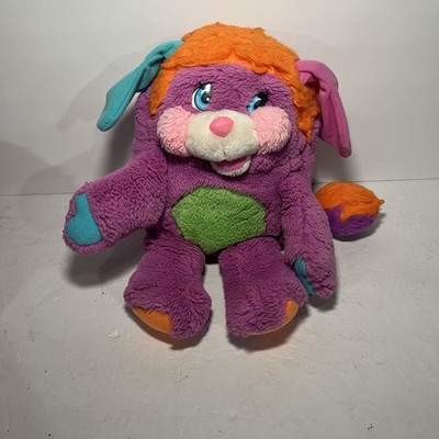 Pancake Popple 1985 Vintage Popples 15" Plush Purple Green Orange Blue ...