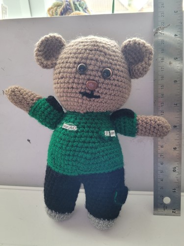 Teddy Bear ,St John Ambulance Themed, Handmade,first Aid,collectible ...