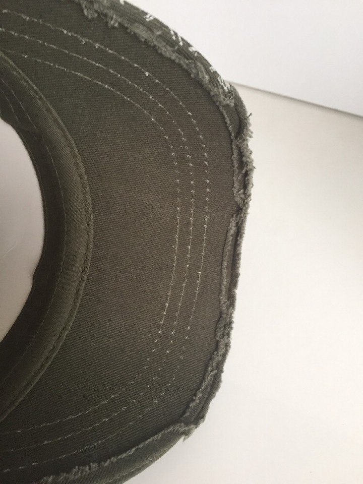 Irish Shamrock Distressed Cadet Cap With Clover Patch -Adjustable ~NEW ...