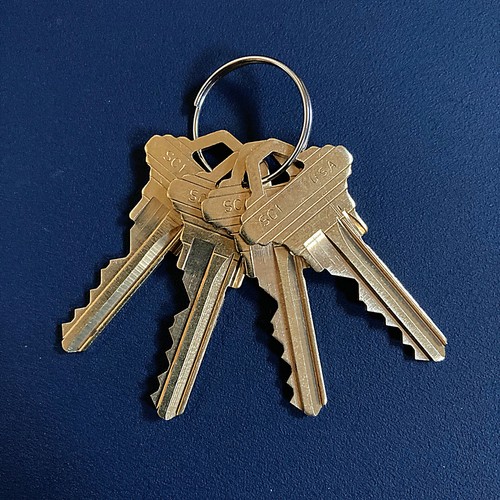 (4) Schlage SC1 House Keys Cut by Code / Random Key 5-pin Punched ...