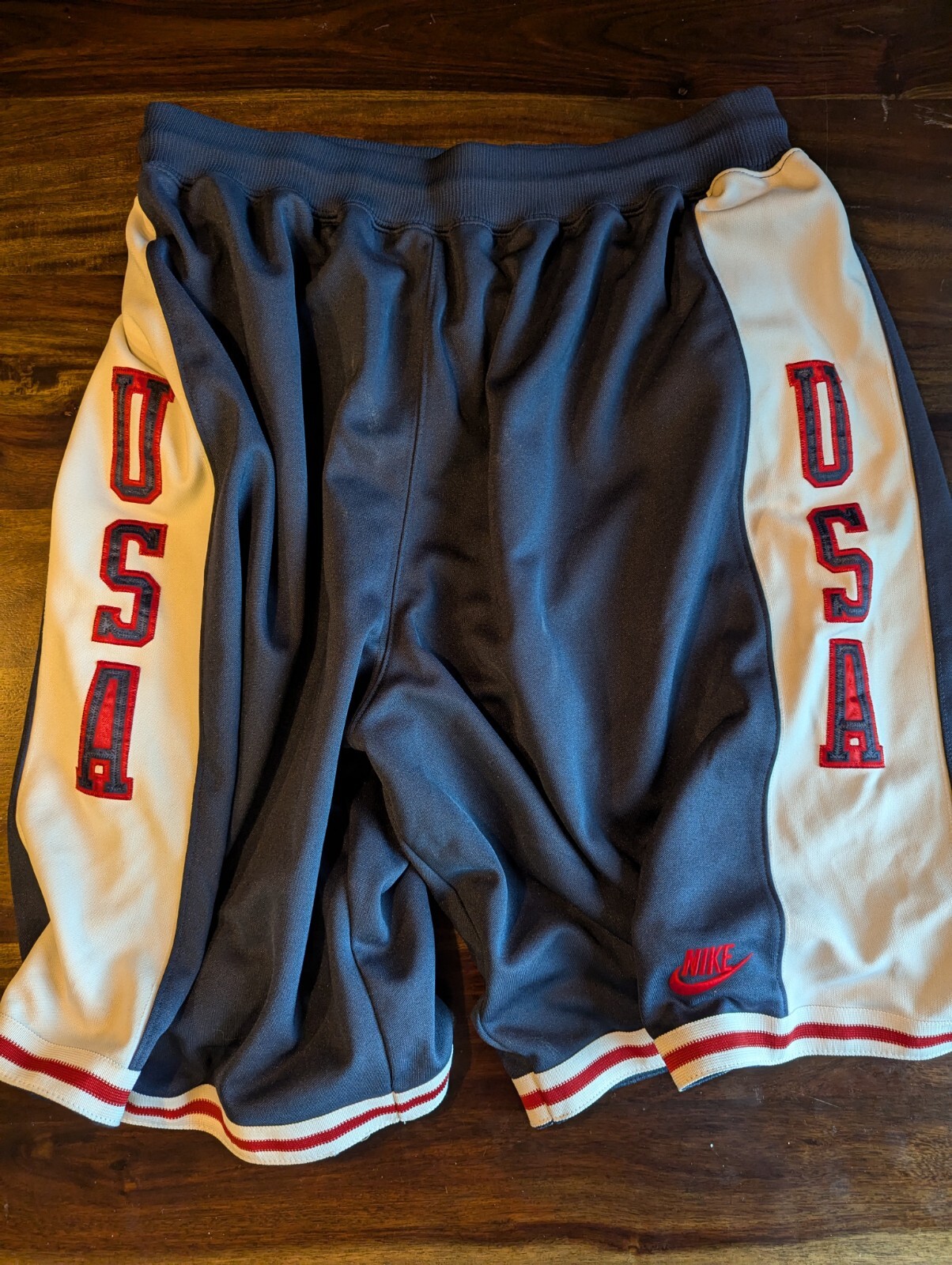 90s Vintage Nike Team USA Basketball shorts Size Larg… - Gem