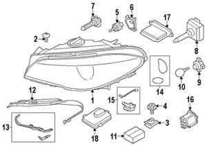 BMW 63127262837 GENUINE OEM COVER CAP | eBay