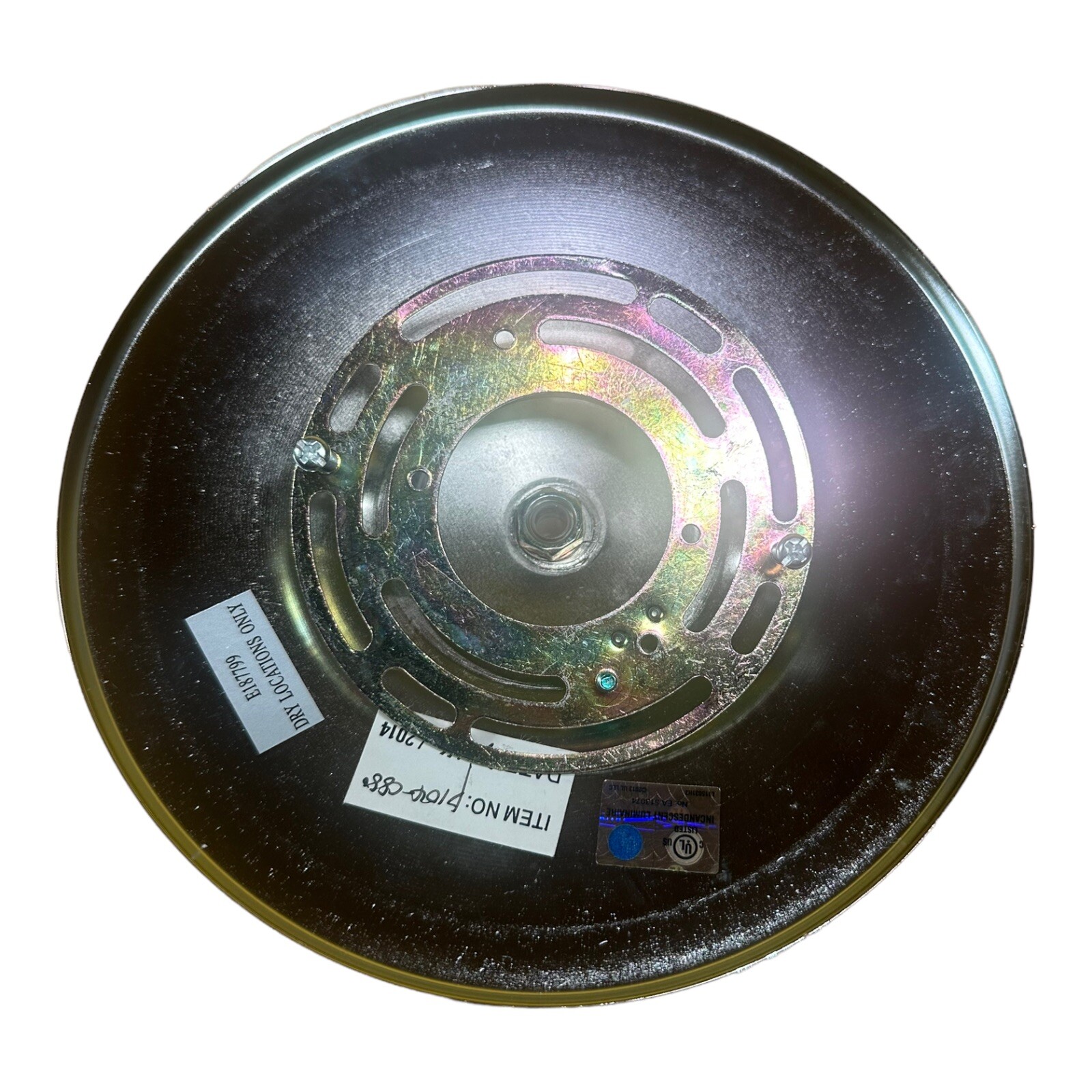 Traditional Canopy Kit for Outlet Box & Hang Ceiling Fixture Chrome ...