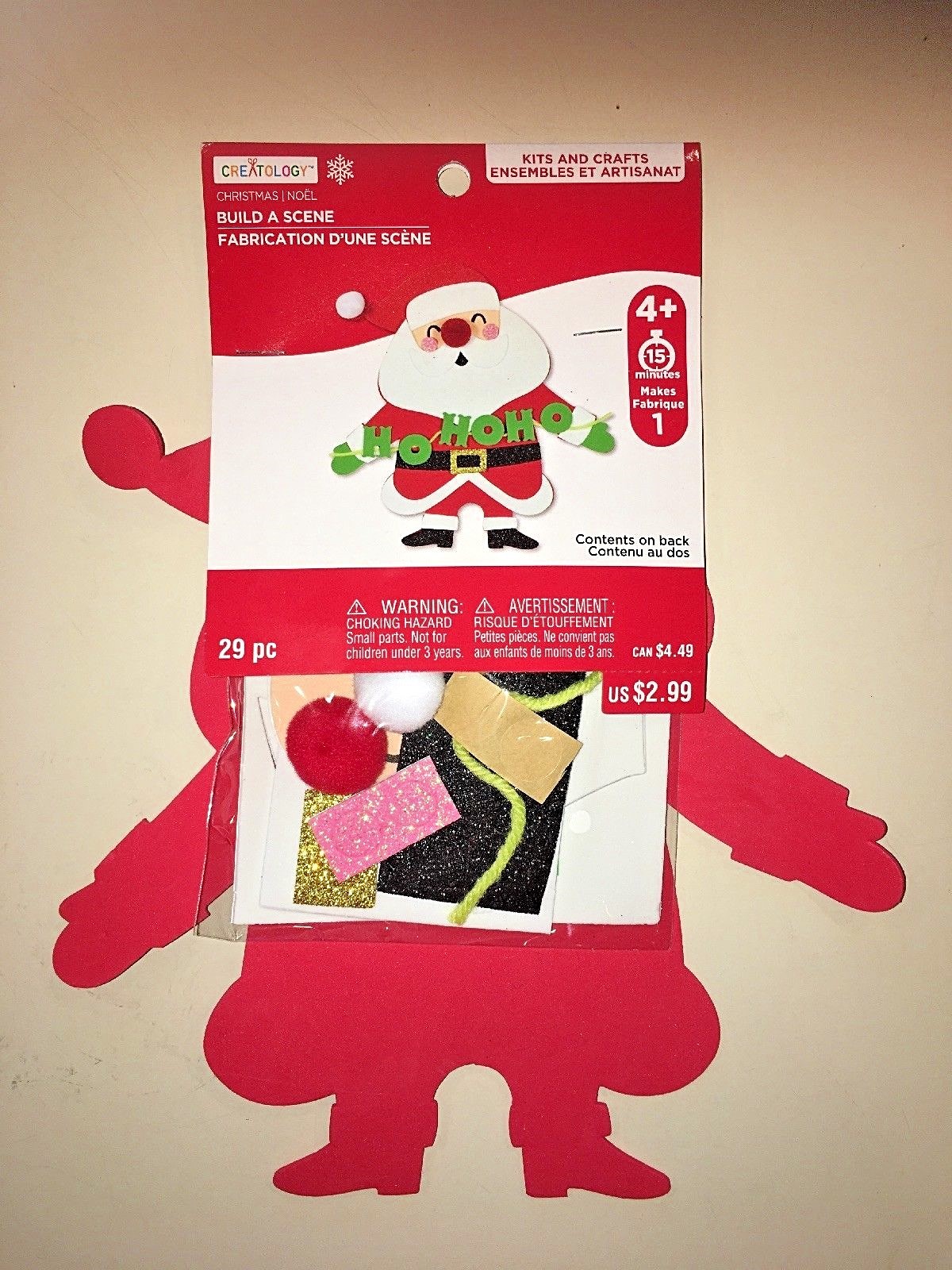 Creatology Christmas Build A Scene Craft Foam Santa Claus 29pc New | eBay