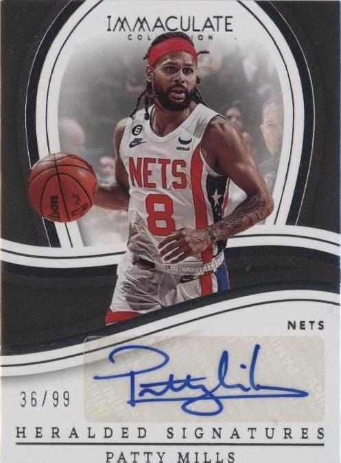 2022-23 Panini Immaculate Collection - Heralded Signatures Patrick ...