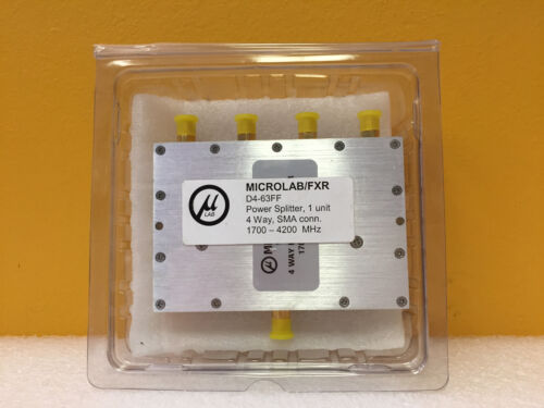 Microlab / FXR D4-63FF 1700 to 4200 MHz, SMA (F) Power Splitter / Divder. New! | eBay