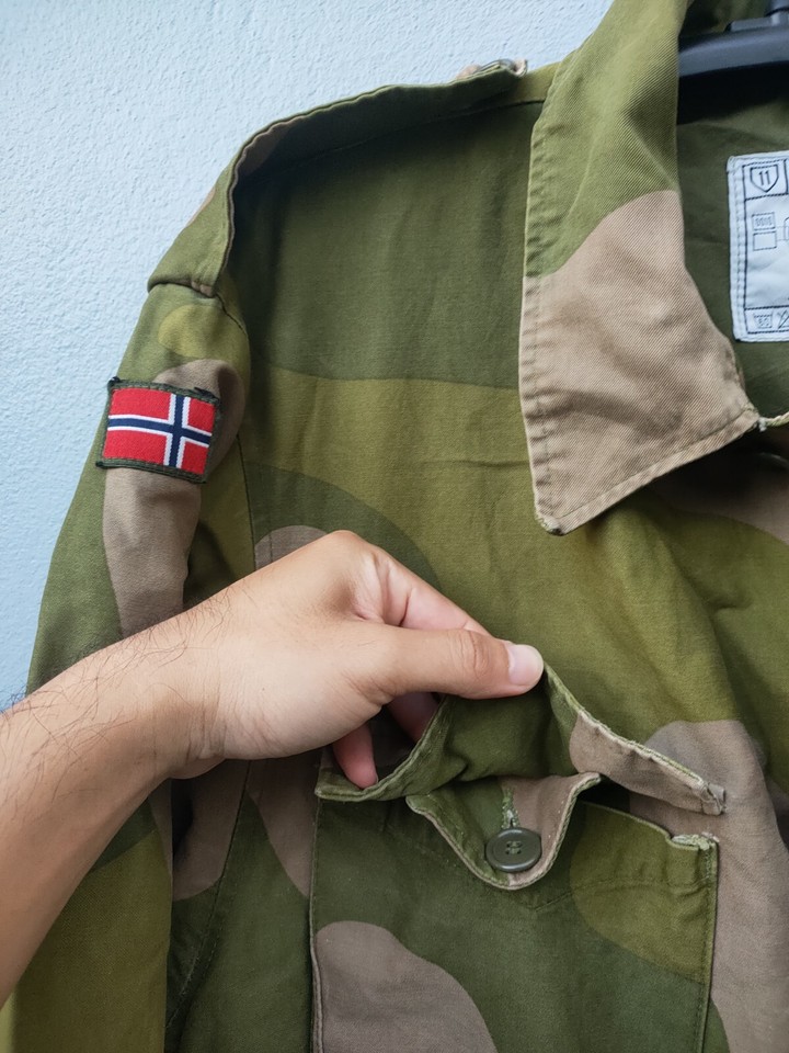 Norway Norwegian Army M75 Camo Field Jacket BDU Cold Weather Jacket | eBay