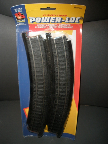 HO Guage Life Like Trains 4 Piece Power-Loc Curved Track #433-21303 | eBay